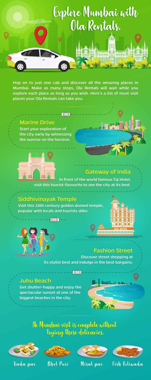 Discover Mumbai in a single cab - Ola Rentals. - Olacabs Blogs