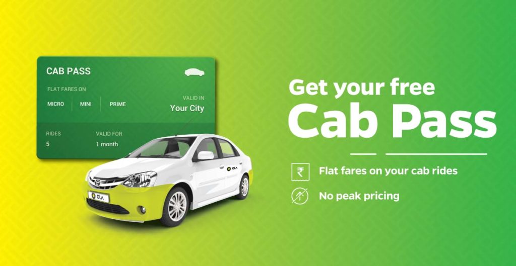 Here's your free Cab Pass! - Olacabs Blogs