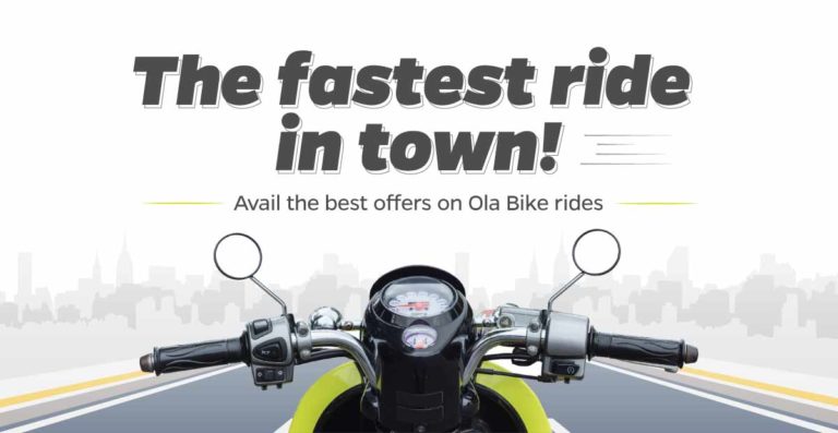 Enjoy the best offers on Ola Bike rides - Olacabs Blogs