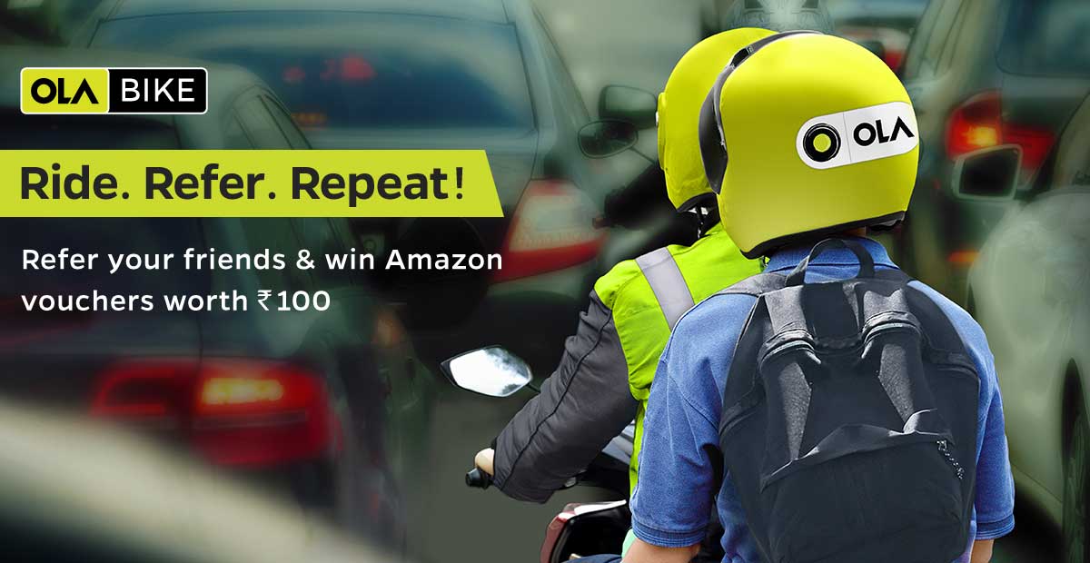 Win exciting vouchers on your Ola Bike ride! - Olacabs Blogs