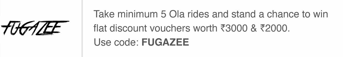 Win vouchers from Fugazee with Ola! - Olacabs Blogs